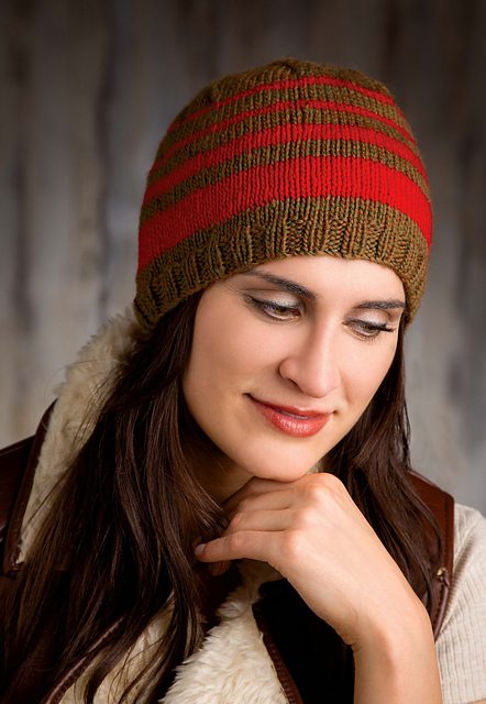 Ravelry: Basic Striped Hat pattern by Carri Hammett