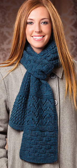 Ravelry: Read Your Knitting Sampler Scarf pattern by Patty Lyons
