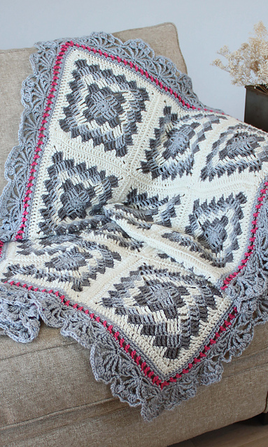 Ravelry: Geometric Afghan pattern by Candi Jensen