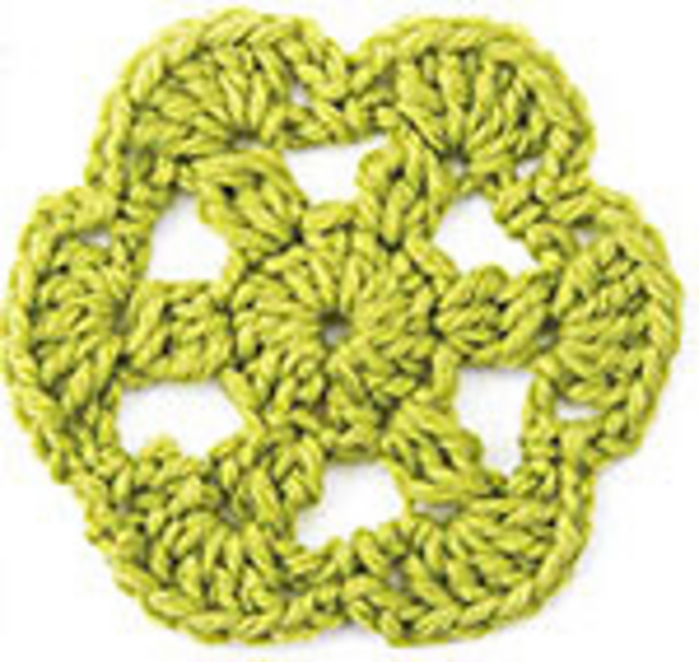 Ravelry: Cluster Wheel Hexagon pattern by Ellen Gormley