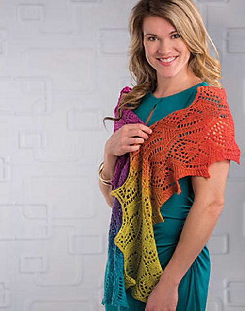 Ravelry: One Step Sideways Stole pattern by Meghan Jones