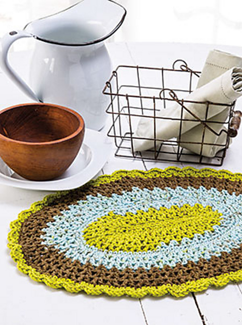 Ravelry: V-Stitch Place Mat pattern by Nanette M. Seale