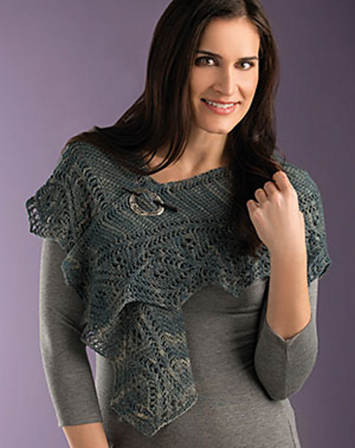 Ravelry: One-Skein Crescent Shawl pattern by Juliette Bezold