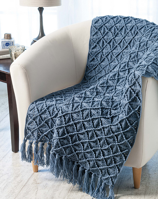 Ravelry: Lattice Afghan pattern by Kristen Stoltzfus