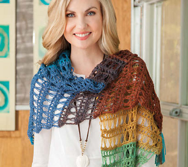 Ravelry: Crossover Shawl pattern by Karen McKenna