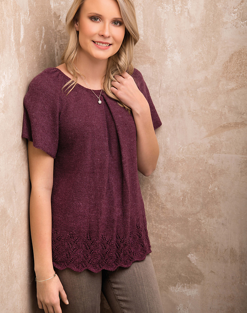 Ravelry: Angela Tee pattern by Sandi Prosser