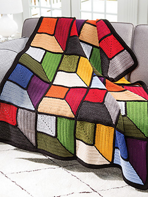 Ravelry: Attic Windows Afghan pattern by Debra Arch