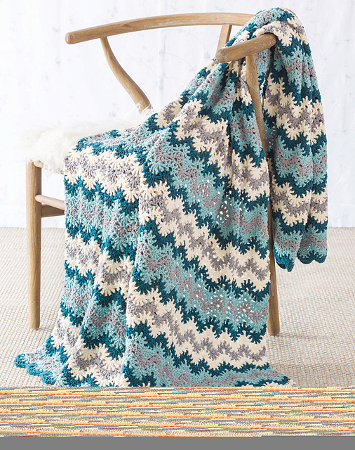 Ravelry: Reversible Ripple Afghan pattern by Margret Willson