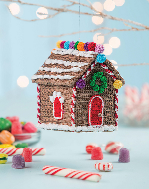 Ravelry: Gingerbread House Ornament pattern by Agnes Russell