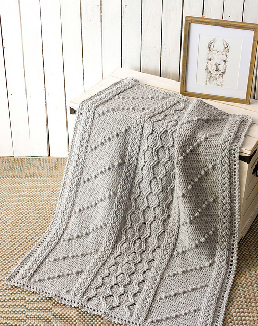 Ravelry: Highland Heather Baby Afghan pattern by Kristen Stoltzfus