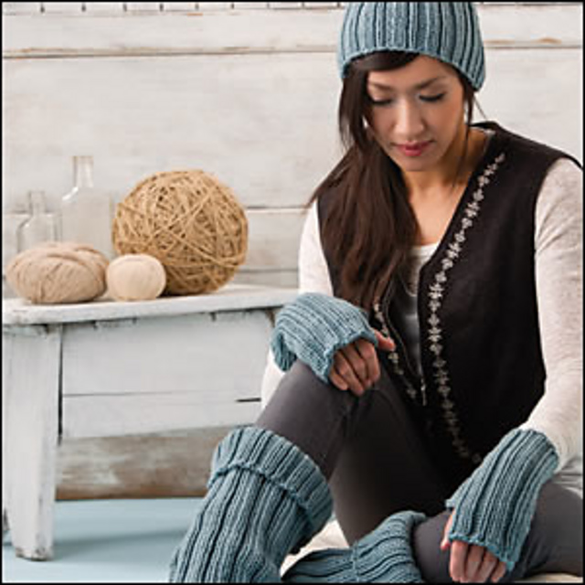 Ravelry: Chunky Rib Trio pattern by Cheryl Beckerich