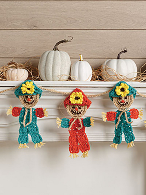 Ravelry: Square Crow Garland pattern by Rebecca J. Venton