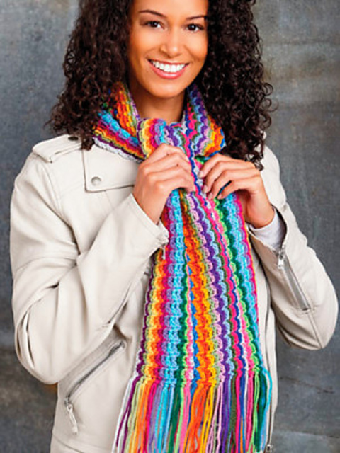 Ravelry: Totally Scrappy Scarf pattern by Katherine Eng