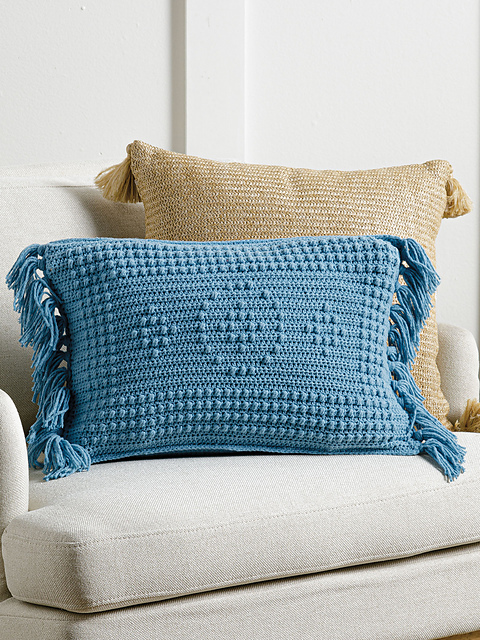 Ravelry: Hailstone Pillow pattern by Debra Arch