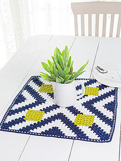 Ravelry: Floating Blocks Centerpiece pattern by Mary Beth Temple