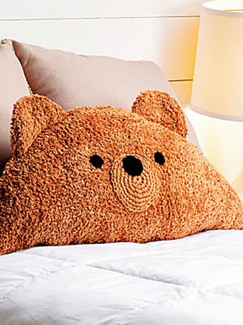 Ravelry: Teddy Bear Pillow pattern by Trish Hoskin