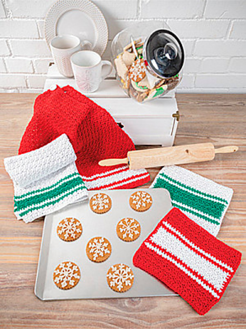 Ravelry: Kringle Kitchen Set pattern by Rebeca Grieco