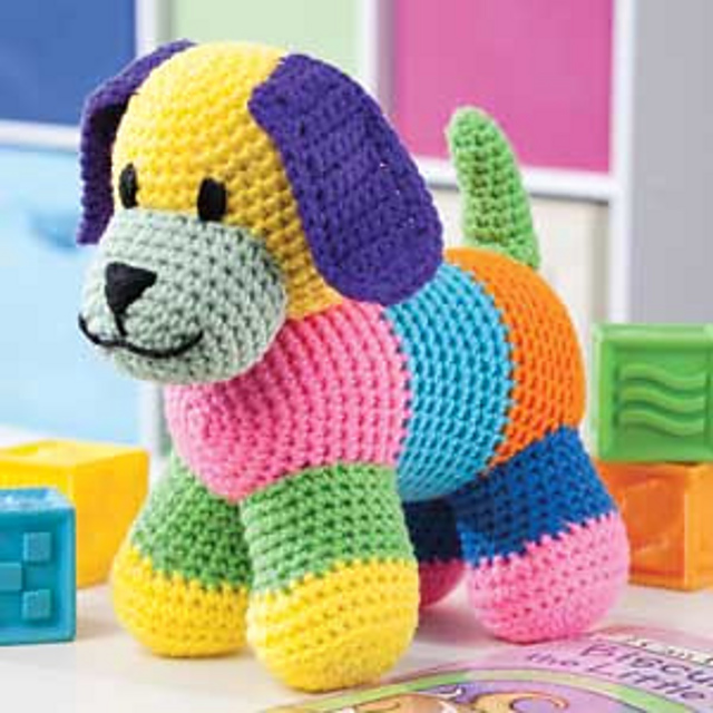 Ravelry: Patchwork Puppy pattern by Sheila Leslie