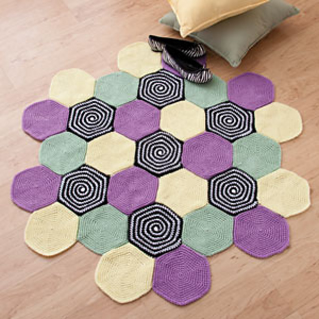 Ravelry: Spirals Rug pattern by AEvalina Gwynne