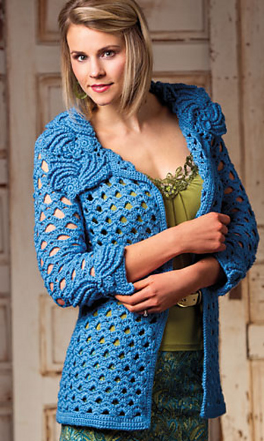Ravelry: Passion Flower Jacket pattern by Margaret Hubert