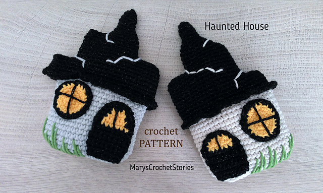 Ravelry: Haunted house Halloween decor pattern by Mary Franko