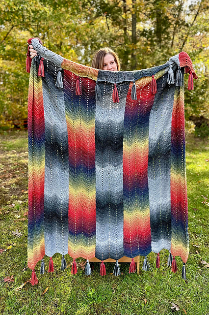 Ravelry: Retro Mood Afghan pattern by Kristi Garris