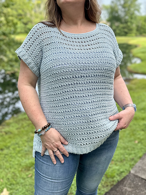 Ravelry: Clarity Top pattern by Kristi Garris