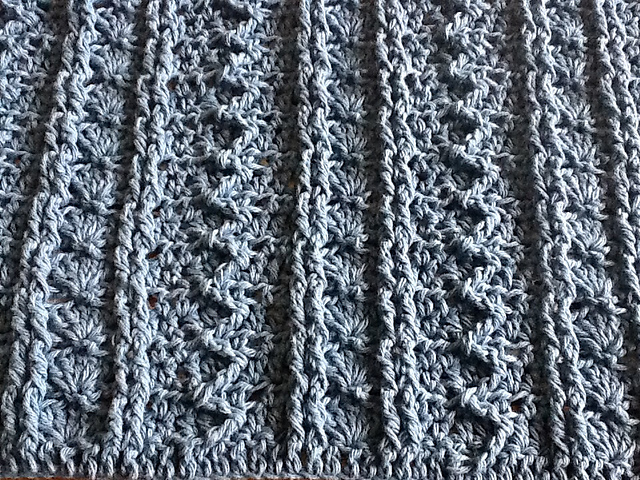 Ravelry: MayBader's Country Blue Baby Blanket