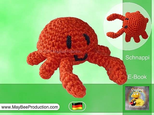 Ravelry: Schnappi, the crab pattern by MayBeeProduction