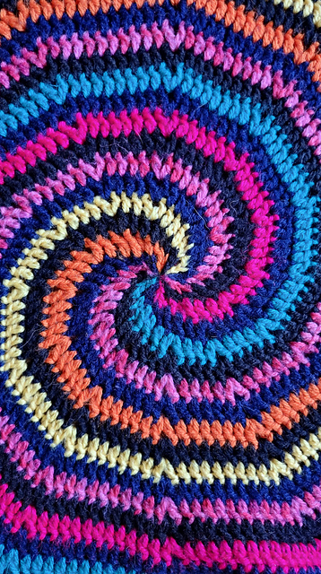 Ravelry: Spiral Crochet with Multiple Colours pattern by May Sinclair