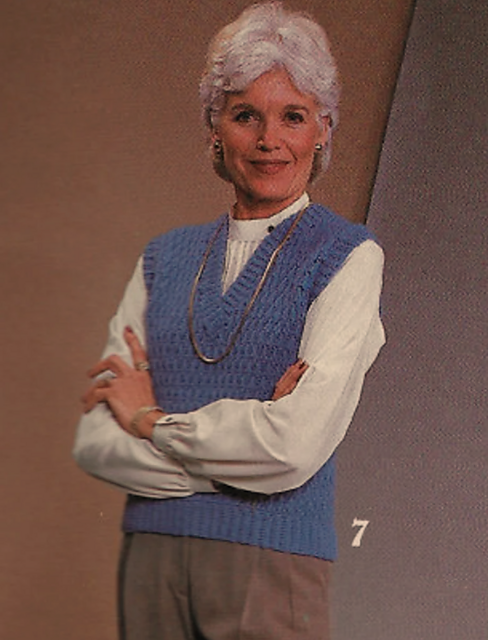 Ravelry: V-Neck Pullover (crcohet) pattern by Leisure Arts