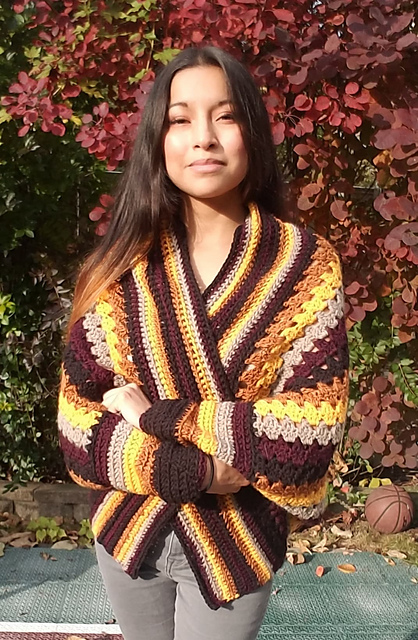 Ravelry: JudyLove Cardigan pattern by Matinee Maya Imchum