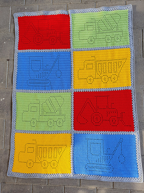 Ravelry: Construction Crew Machines pattern by Becca Bomgardner