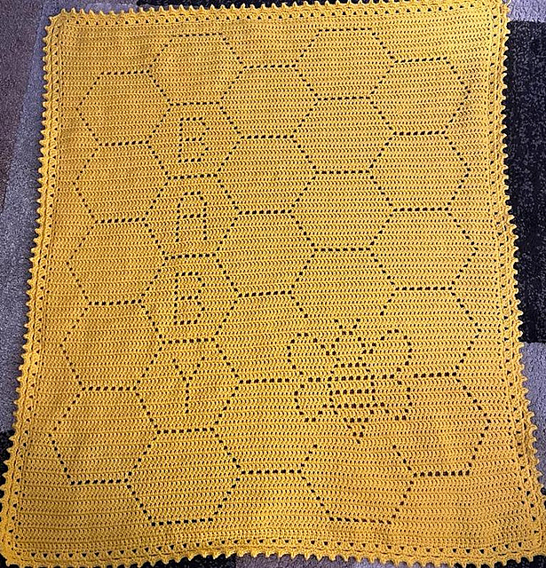 Ravelry: Baby Bee Blanket pattern by Becca Bomgardner
