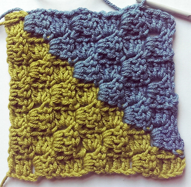 Ravelry: Large Triangles in a Square pattern by Carol Meldrum