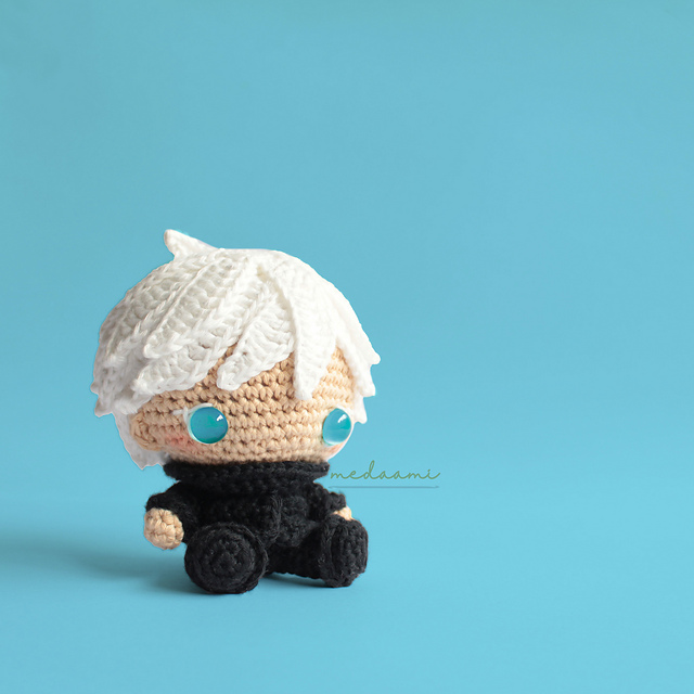 Ravelry: Satoru Gojo Jujutsu Kaisen inspired Amigurumi pattern by ...