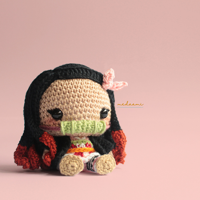 Ravelry: Nezuko Demon Slayer Amigurumi pattern by Imelda Liputri