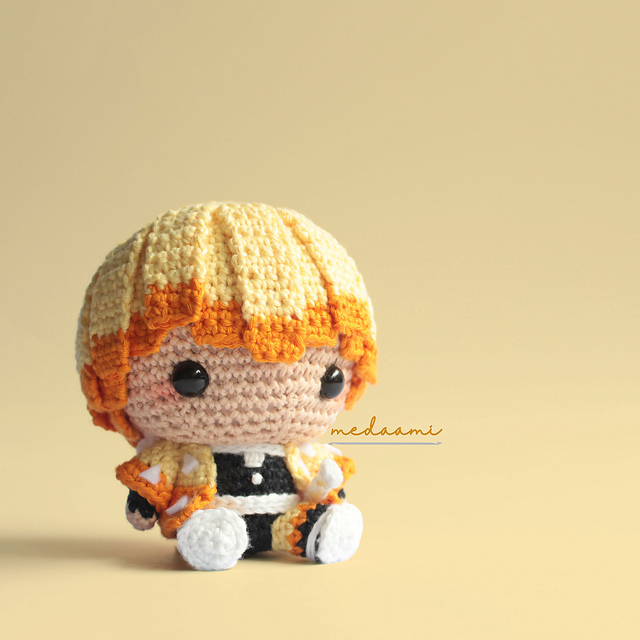 Ravelry: Zenitsu Demon Slayer Amigurumi pattern by Imelda Liputri