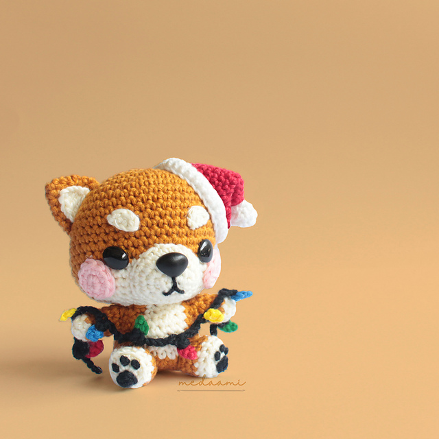 Ravelry: Christmas Lights Shiba Inu Amigurumi pattern by Imelda Liputri