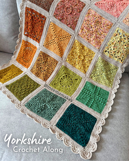 Ravelry: Yorkshire Crochet Along Blanket pattern by Meema Makes