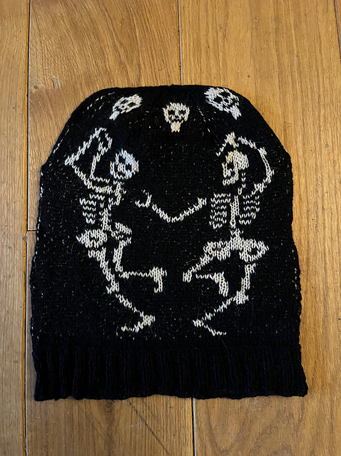 Ravelry: Danse Macabre Beanie pattern by Cathy Dobson