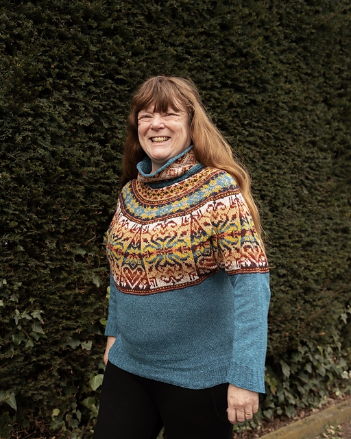 Ravelry: Queen of the Forest Sweater pattern by Cathy Dobson