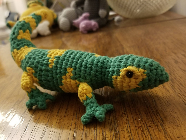Ravelry: Striped Salamander pattern by Megan Taitano