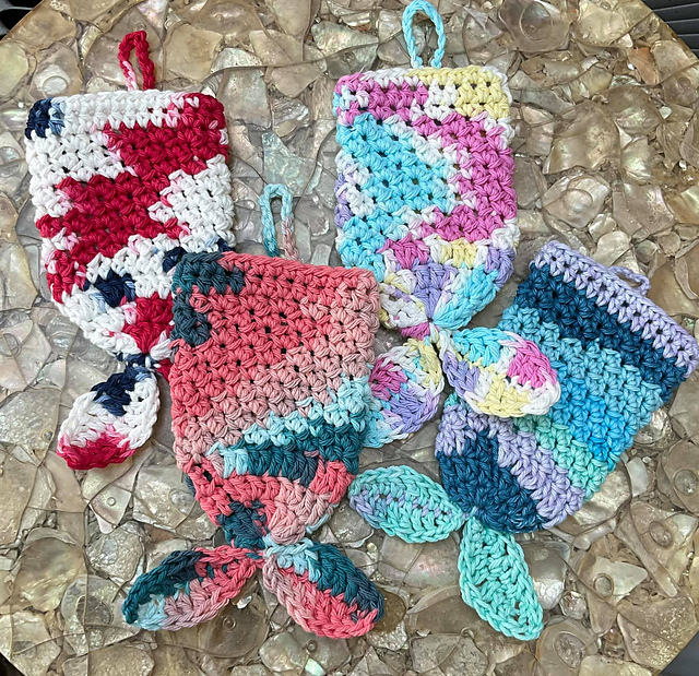 Ravelry: Splish Splash Soap Sack pattern by Melanie Shovelski
