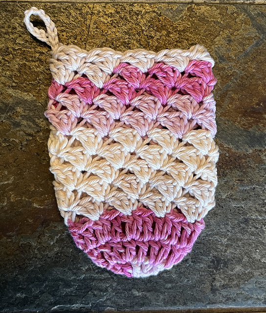 Ravelry: Lil Ripples Soap Sack pattern by Melanie Shovelski