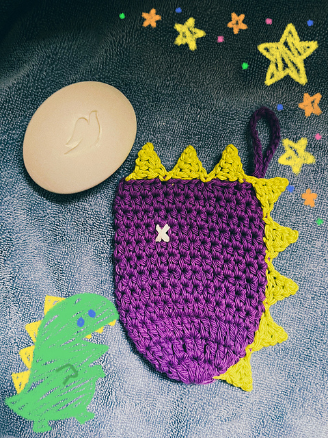 Ravelry: ROAR Soap Sack pattern by Melanie Shovelski