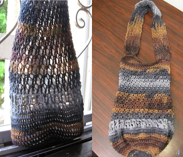 Ravelry: Mesh Tote Bag pattern by Meladoras Creations