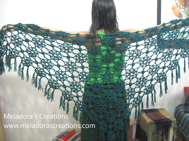 Ravelry: Lacy Flower Shawl pattern by Meladoras Creations
