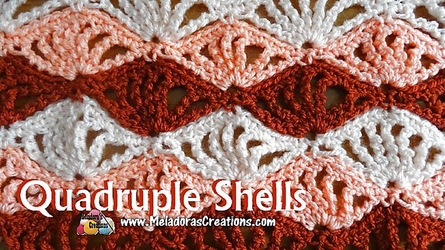 Ravelry: Quadruple Shells pattern by Meladoras Creations