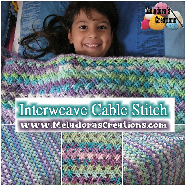 Ravelry: Interweave Cable Stitch pattern by Meladoras Creations